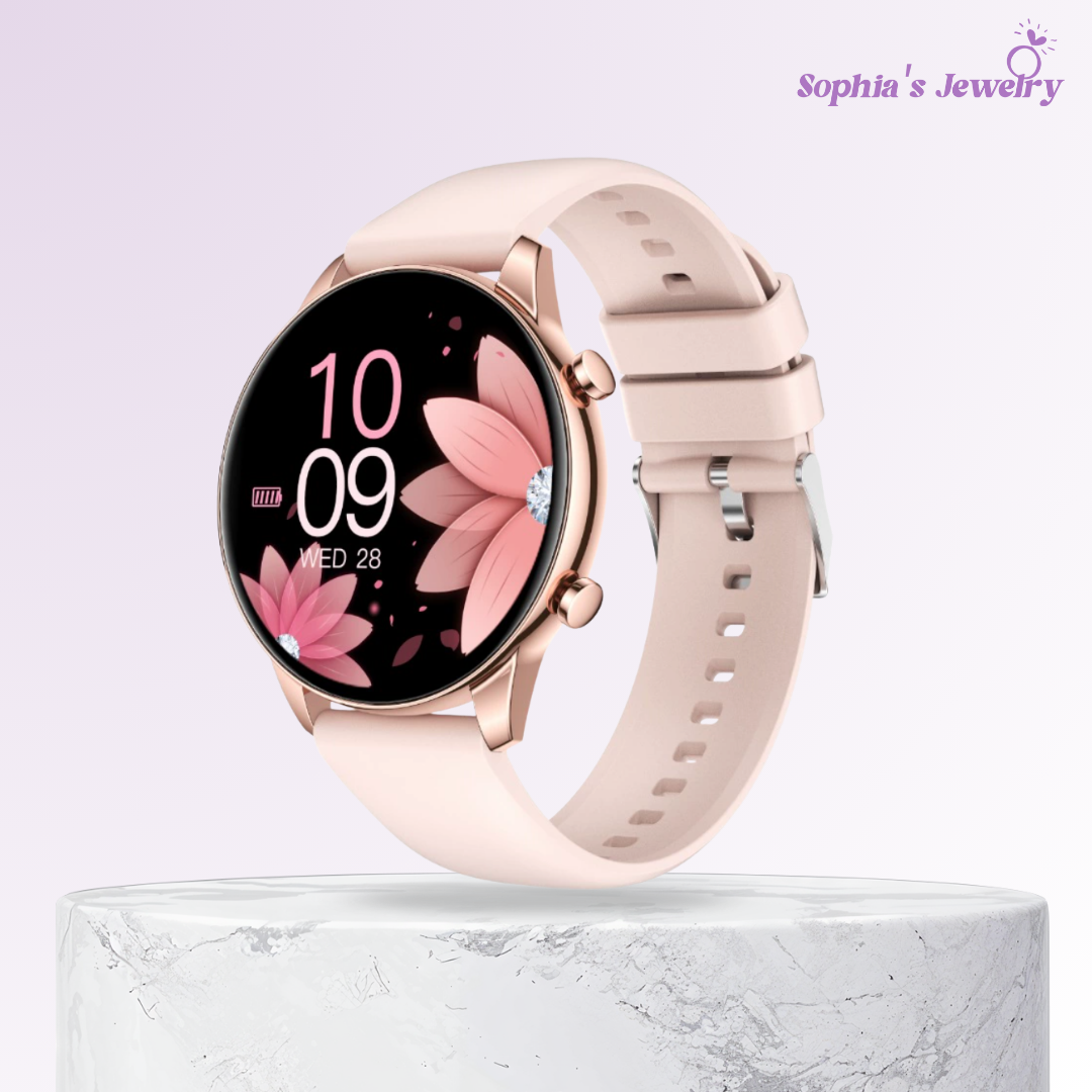 Aria | 1.39" Full-Touch Smartwatch with Calling & Fitness Tracking ...